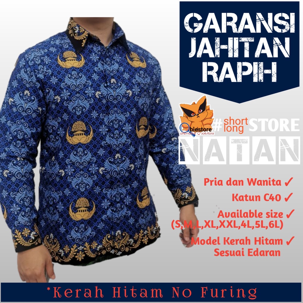 Jual NATAN - baju korpri terbaru 2022 / baju korpri pria / baju korpri ...