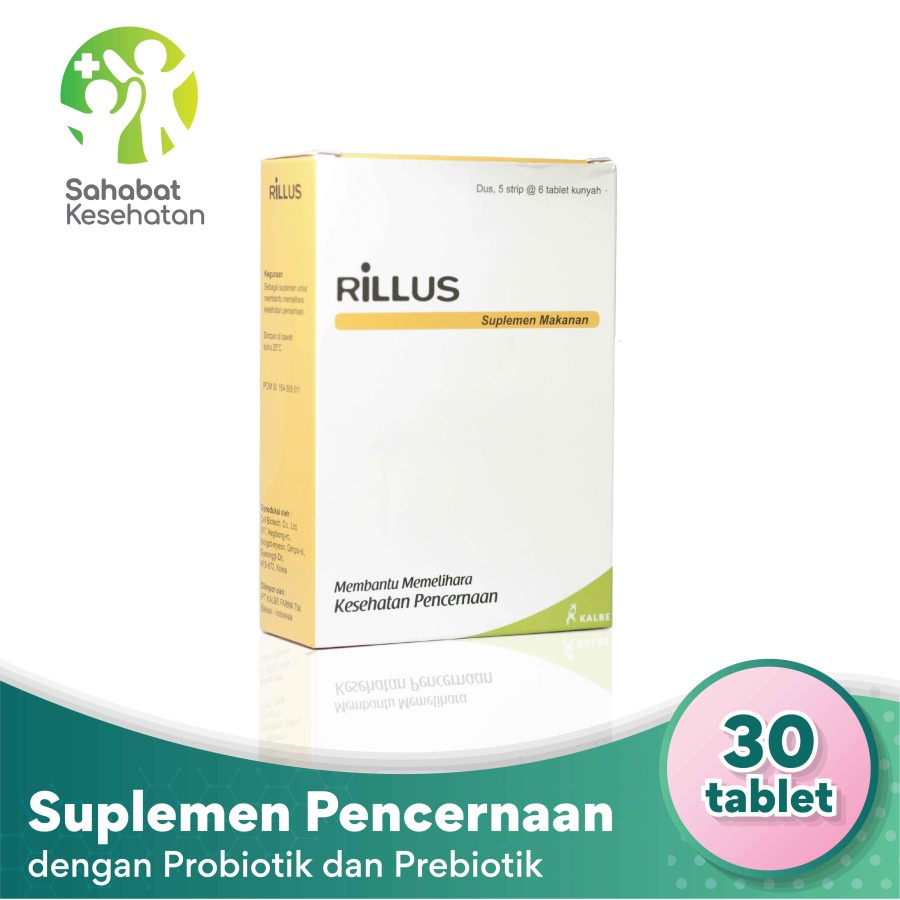 Jual Rillus - Suplemen Probiotik untuk Pencernaan | Shopee Indonesia