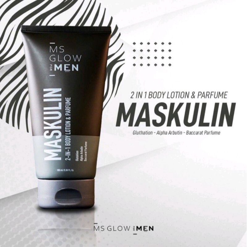 Jual MASKULIN MS GLOW FOR MEN | Shopee Indonesia