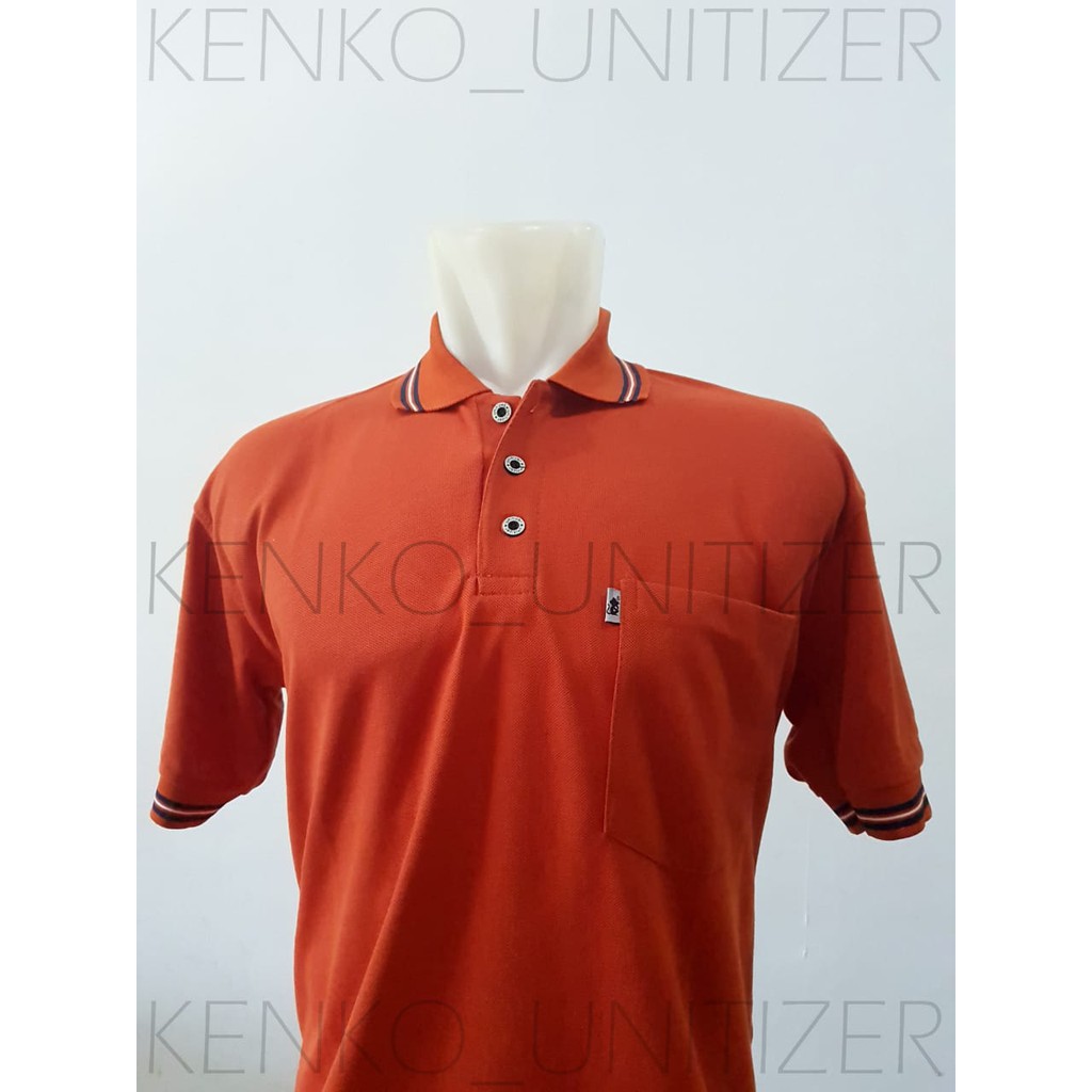 Jual UNITIZER LS ( XL ) Kaos Polo Pria shirt SAKU KANTONG / Kaos Kerah ...