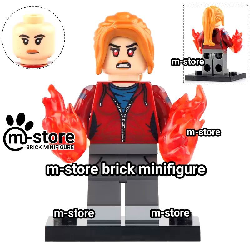 Jual brick wandavision wanda vision wanda maximoff brick mini figure ...