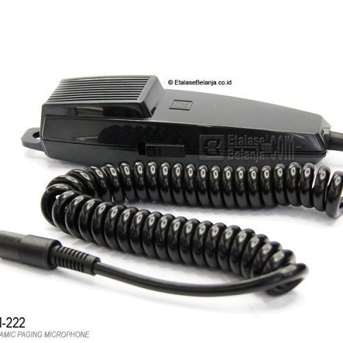 Jual DYNAMIC PAGING MICROPHONE / MIC PAGING MODEL PTT / TOA ZM-222 ...