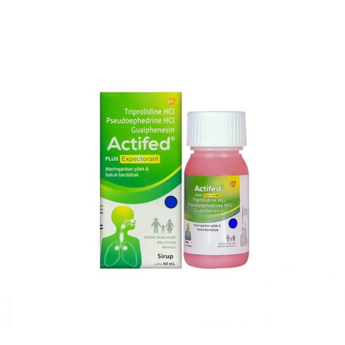 Jual Actifed Expectorant Syrup 60Ml hijau | Shopee Indonesia