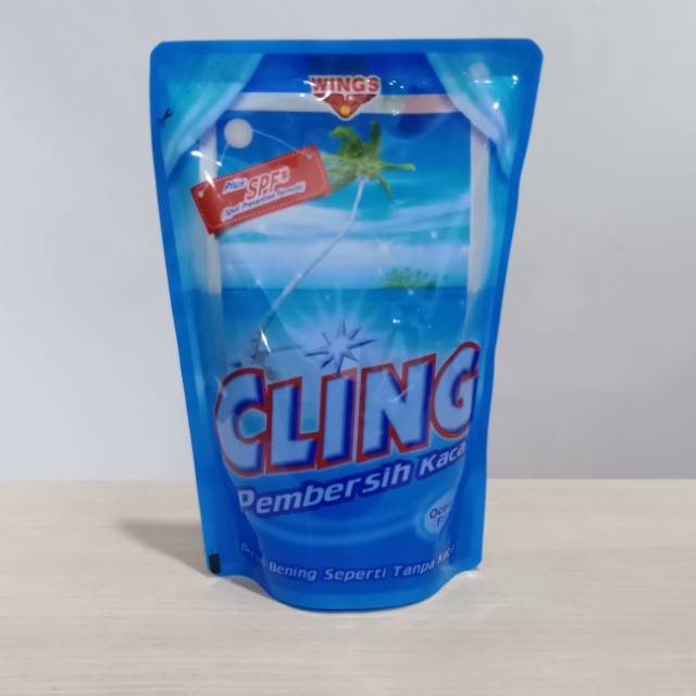 Jual CLING PEMBERSIH KACA BIRU 400ML | Shopee Indonesia