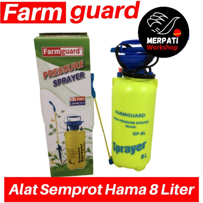 Jual Alat penyemprot hama disinfektan / sprayer Farm Guard 8 liter ...