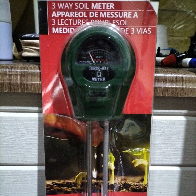 Jual pH Meter Tanah Soil Meter Pengukur PH METER TANAH Cahaya ...