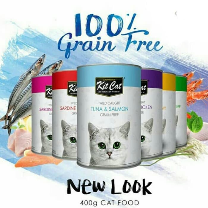 Jual Kitcat Kit Cat Kaleng 400 gr - Makanan kucing kalengan | Shopee ...