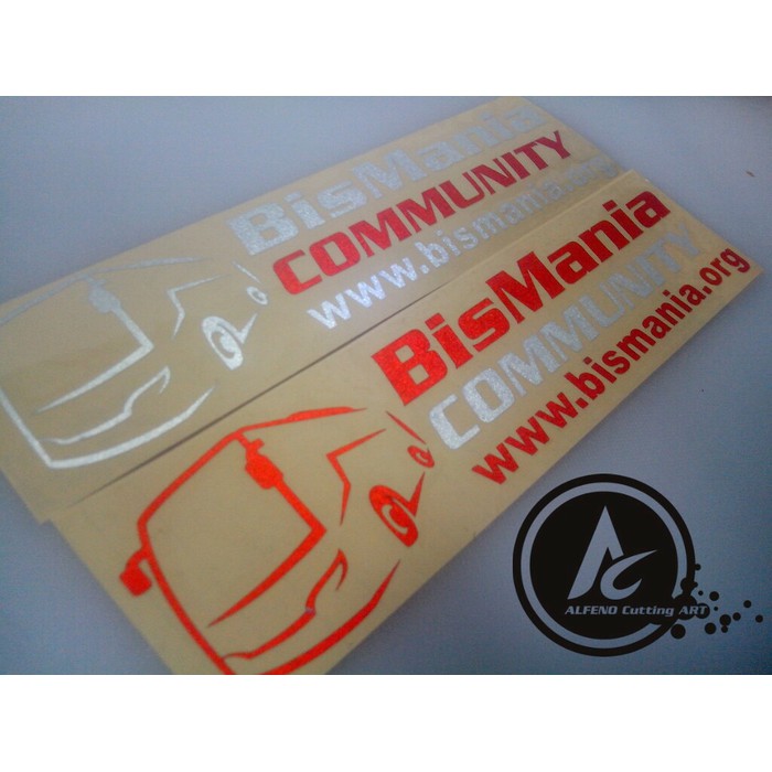 Jual Stiker Cutting / Sticker Bis Mania Community 20cm | Shopee Indonesia