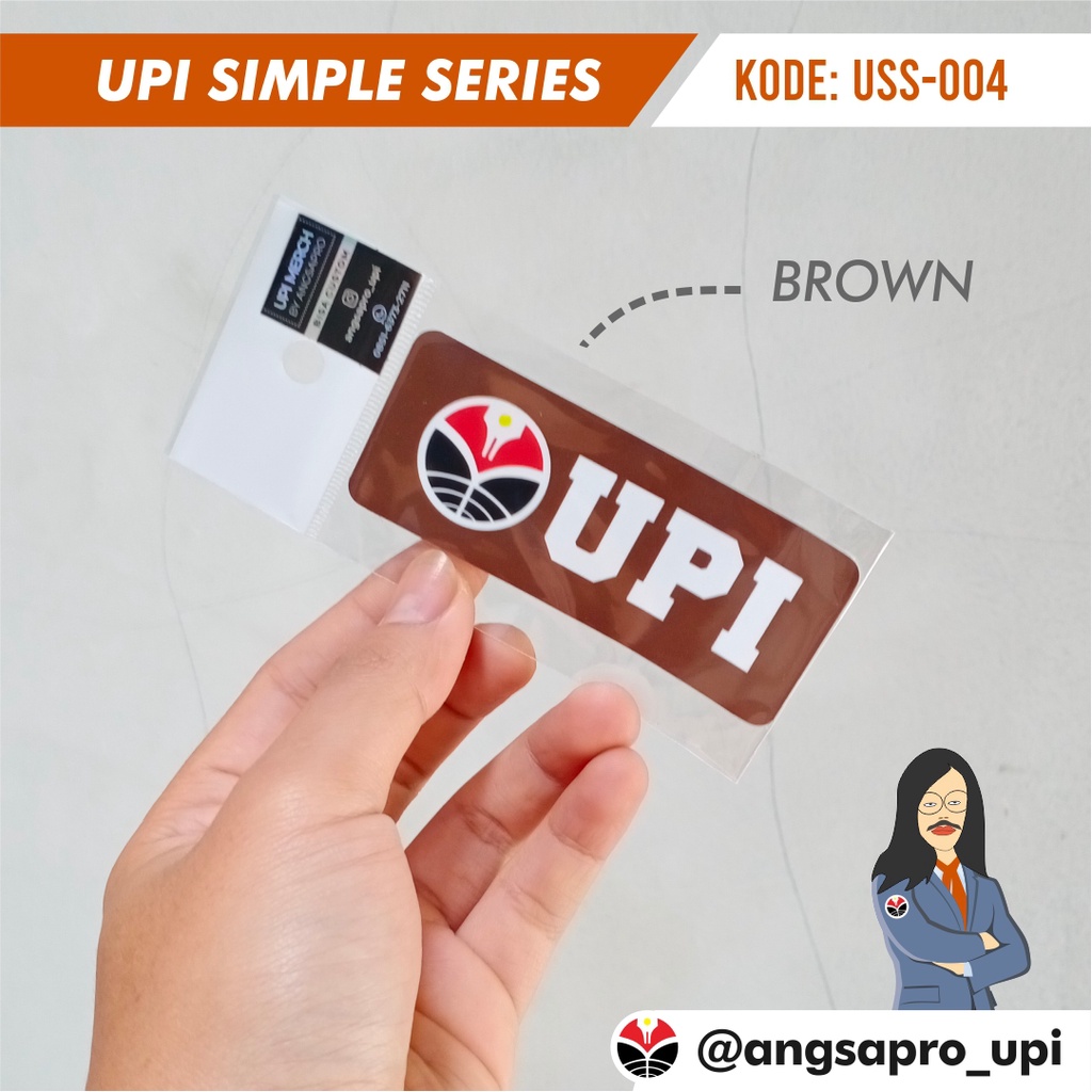 Jual Sticker UPI Simple Series Stiker UPI Nuansa Warna | Shopee Indonesia