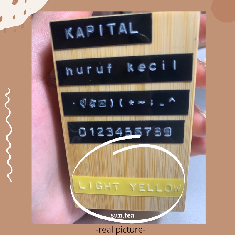 Jual CUSTOM LABEL STICKER NAMA EMBOSS TIMBUL 3D WATERPROOF (ANTI AIR ...