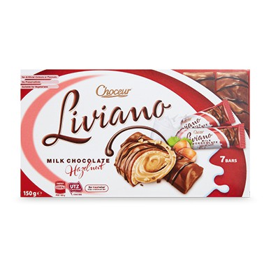 Jual Choceur Liviano Milk chocolate hazelnut | Shopee Indonesia