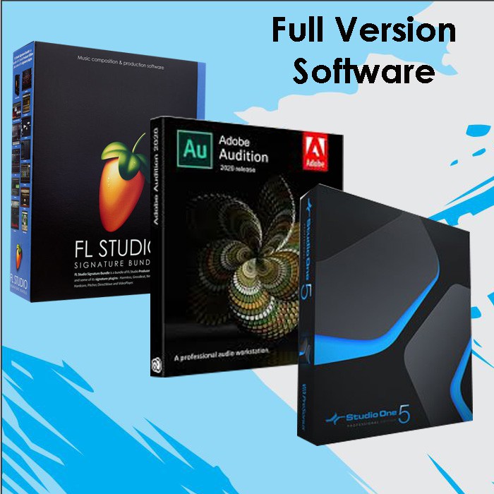 Jual Paket Studio One 5 FL Studio 20 Audition 2020 Full Version Windows ...