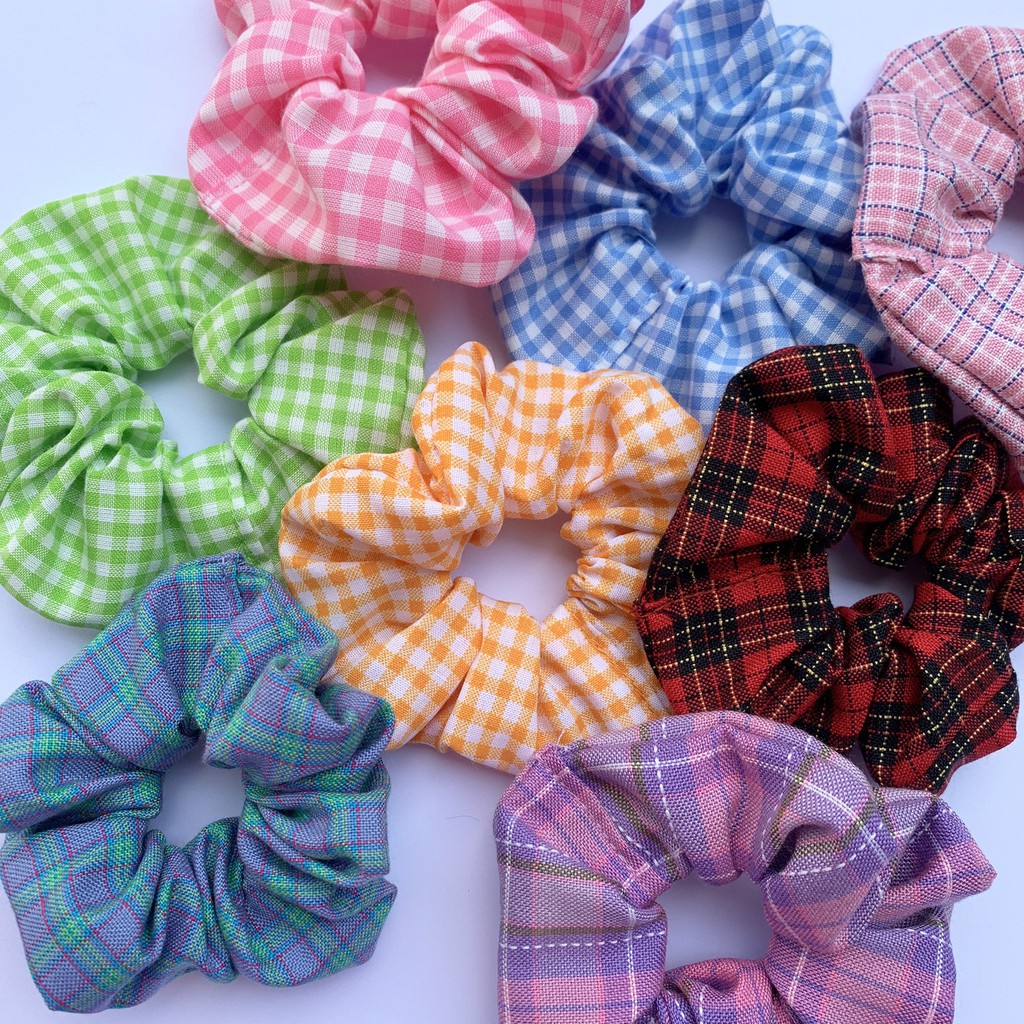 Jual Scrunchie Motif / Ikat Rambut Lucu Motif / Scrunchies Ikat Rambut ...