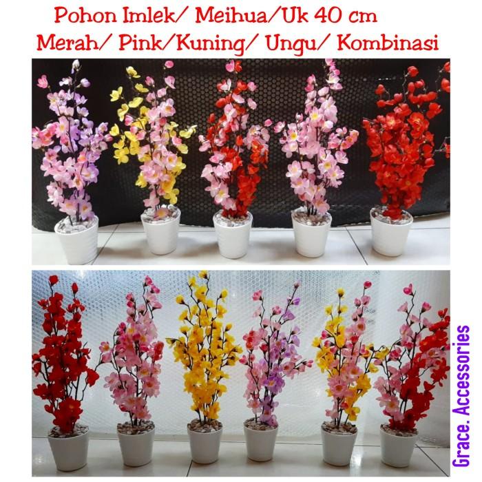 Jual Pohon Bunga Imlek Meihua Angpao 40 Cm | Shopee Indonesia