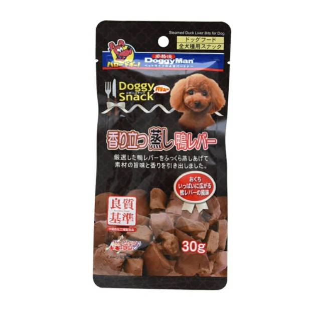 Jual Doggyman Camilan Anjing Steamed Duck Liver Bits 30 Gr | Shopee ...