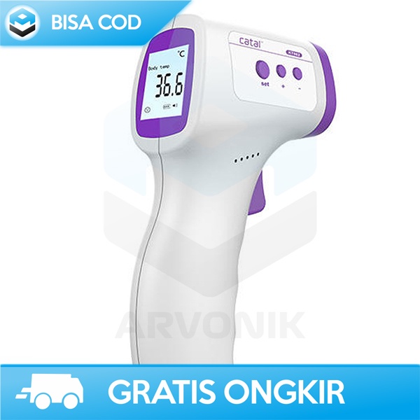 Jual THERMOGUN THERMOMETER DIGITAL LED INFRARED CATAL PORTABLE ORIGINAL ...