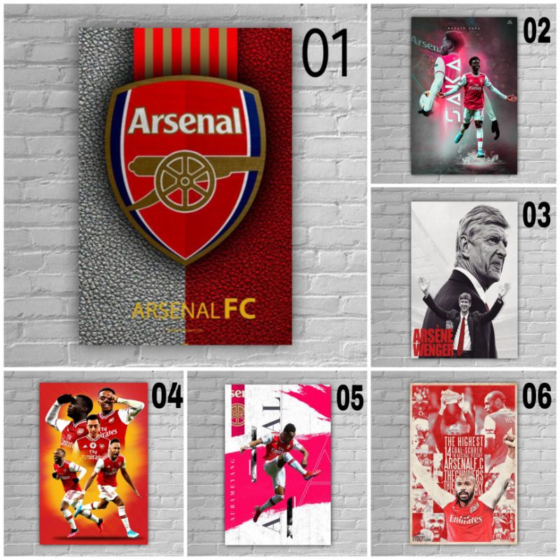 Jual POSTER DINDING LOGO+PEMAIN ARSENAL SIZE A3+ | Shopee Indonesia