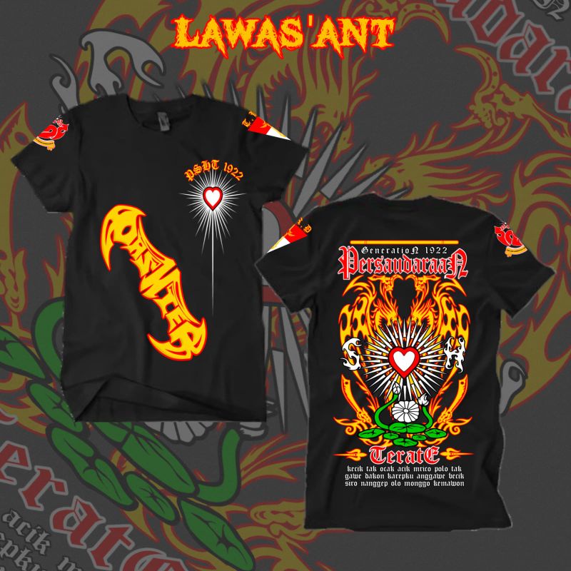 Jual KAOS PSHT PASHTER LAWAS ANT l DESAIN TERBAIK SABLON PREMIUN BAHAN ...