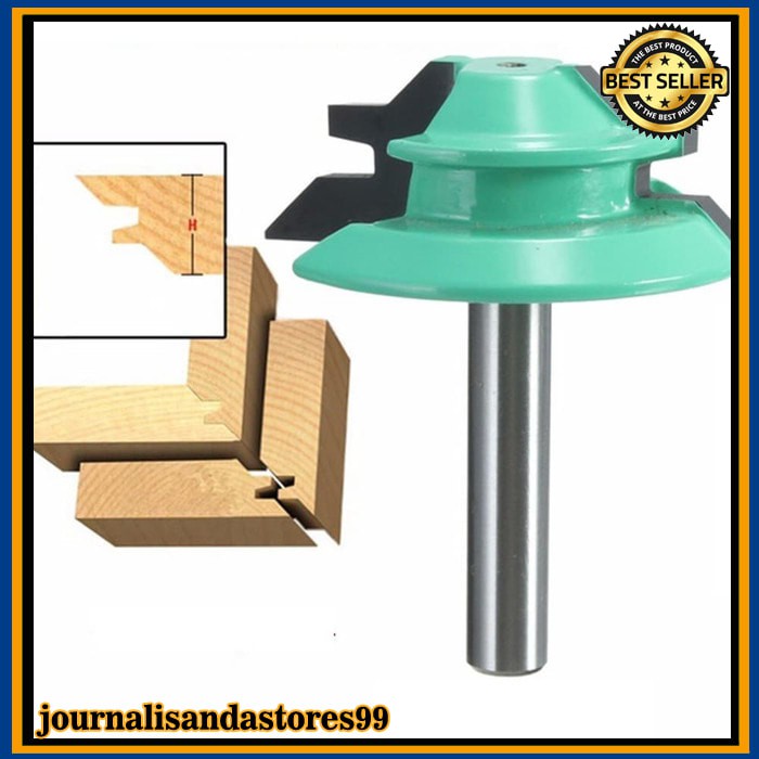 Jual MATA ROUTER BIT LOCK As 1/4 Sambungan Sudut Siku Pigura 45 derajat ...