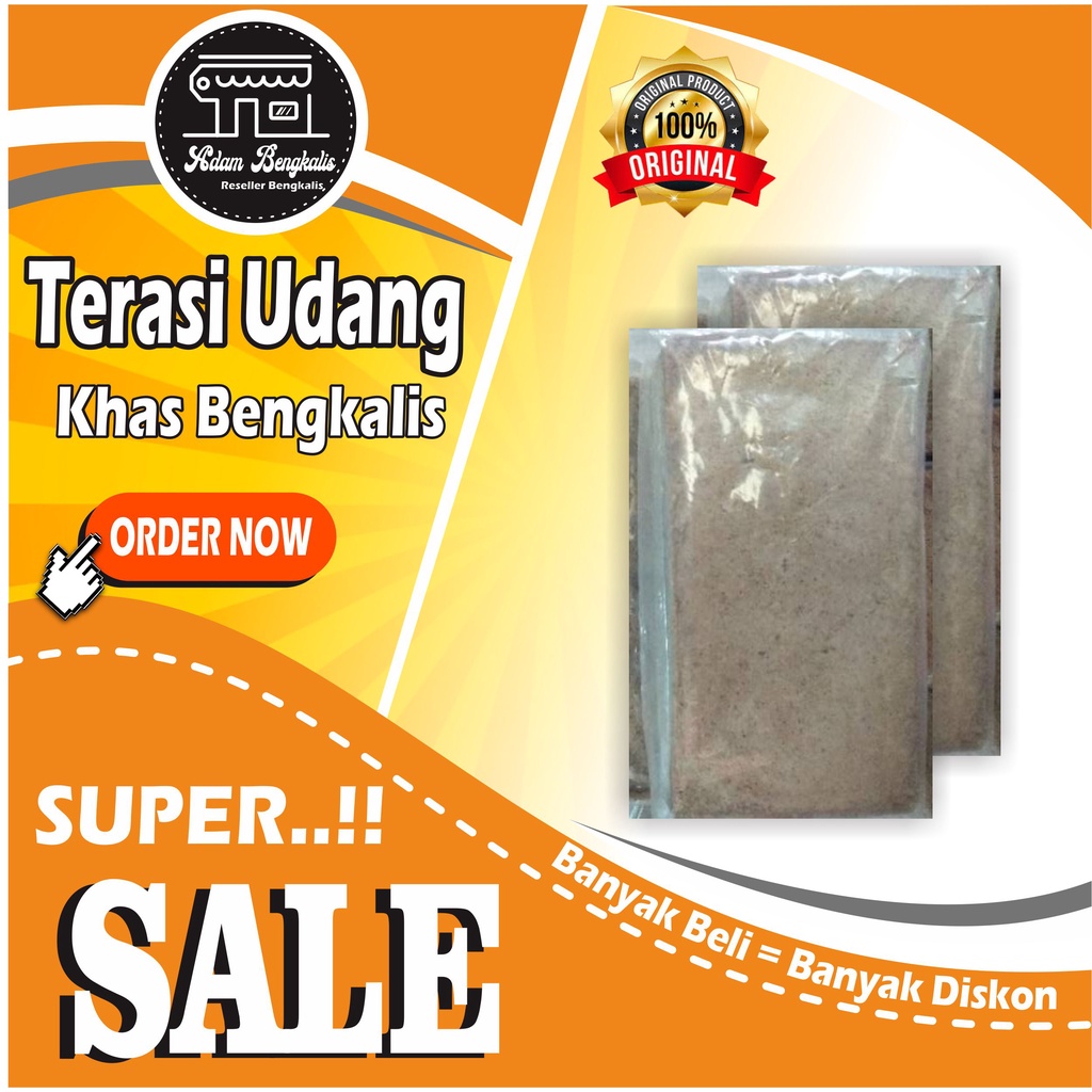 Jual Terasi Udang Khas Pulau Bengkalis Riau - dengan olahan udang Rebon ...