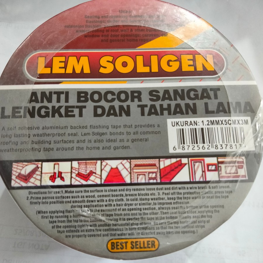 Jual lem seng anti bocor lem soligen, atap, asbes, genteng, tambal ...