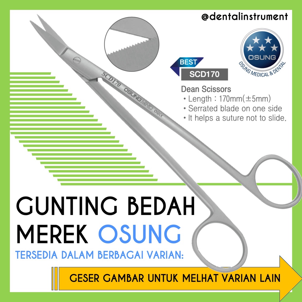 Jual Gunting Bedah (Jaringan, Mahkota, Tipe Dean, Grange, Goldman Fox ...