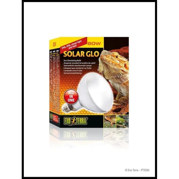 Jual Reptil-Uvb-Uva-Lampu- Exo Terra Solar Glo Mercury Vapour Lamp 80 Watt Exoterra -Lampu-Uva ...
