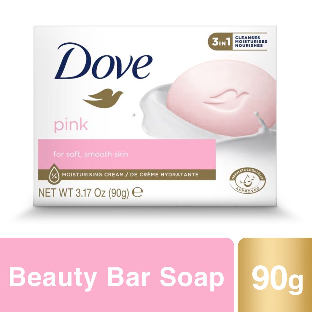 Jual Dove Soap Bar Pink 90 gr - Sabun Batang dengan Moisturizing Cream ...