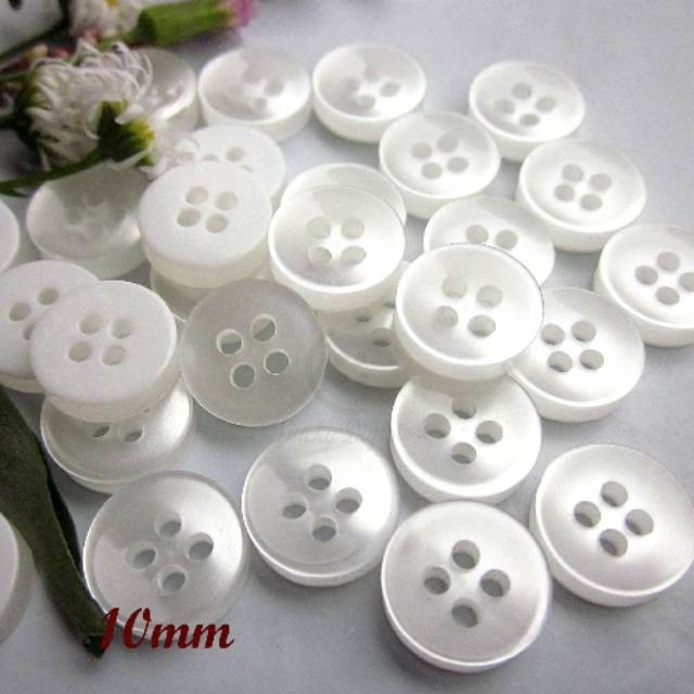 Jual JI-kancing baju /warna putih | Shopee Indonesia