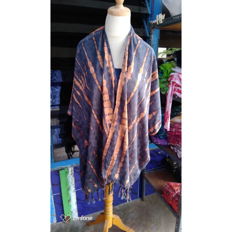 Jual Kardigan/Outer Rumbai Motif Lilit Kas Bali. | Shopee Indonesia
