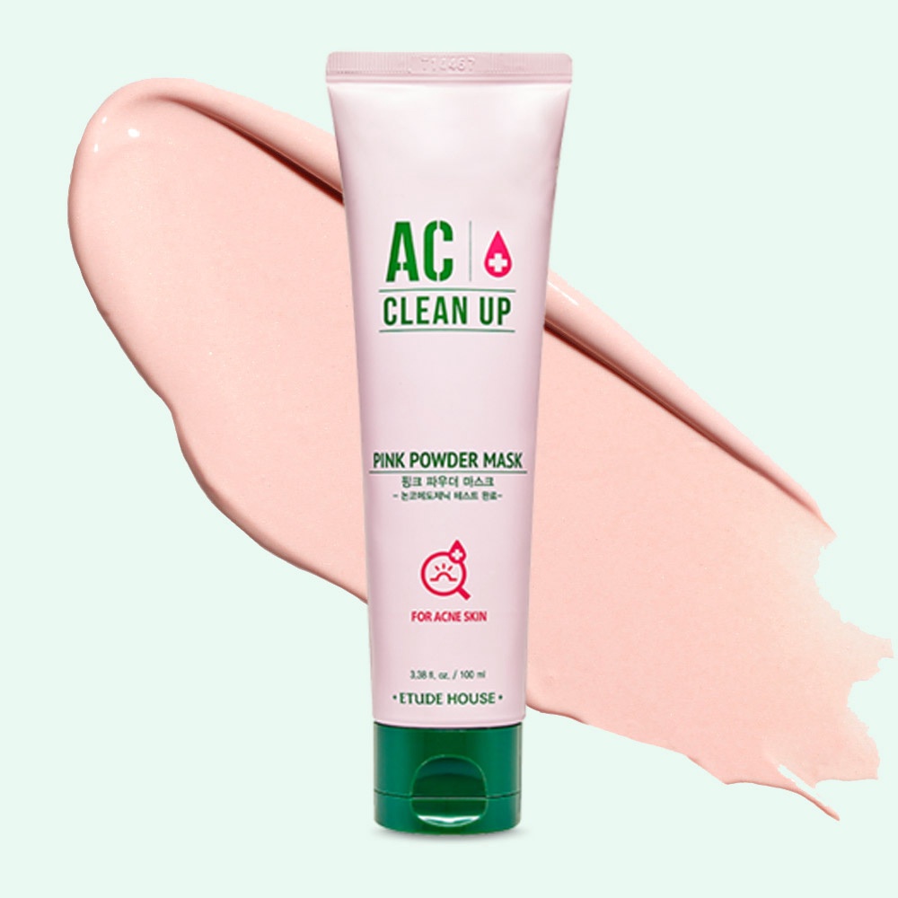 Jual ETUDE HOUSE AC + Clean Up Pink Powder Mask 100ml ( Wash Off Mask ...