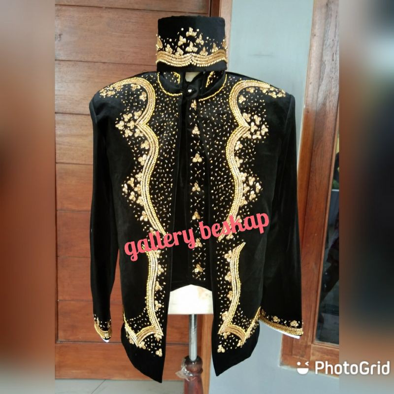 Jual Basofi bludru / baju pegantin bludru/ jas pengantin / jas wedding ...