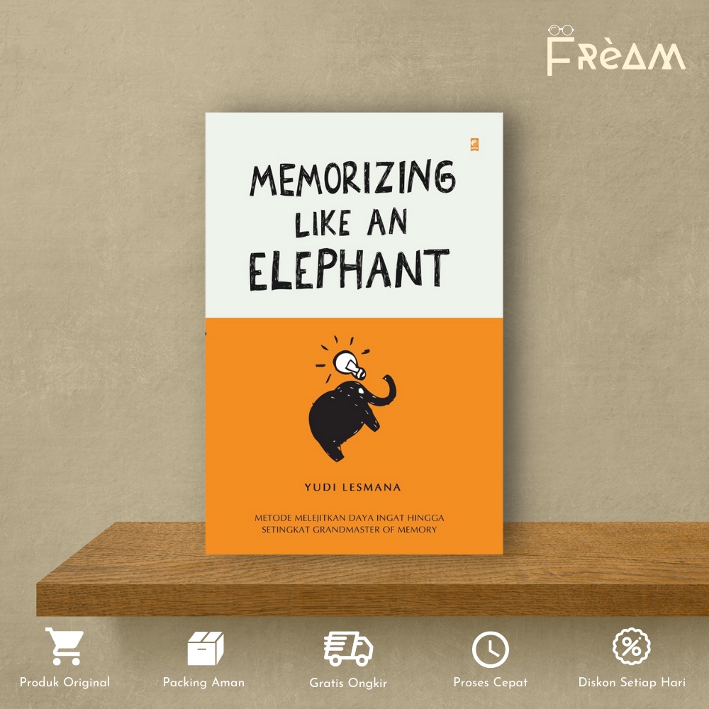 Jual Buku Self Improvement Memorizing Like An Elephant 2022 by Yudi ...