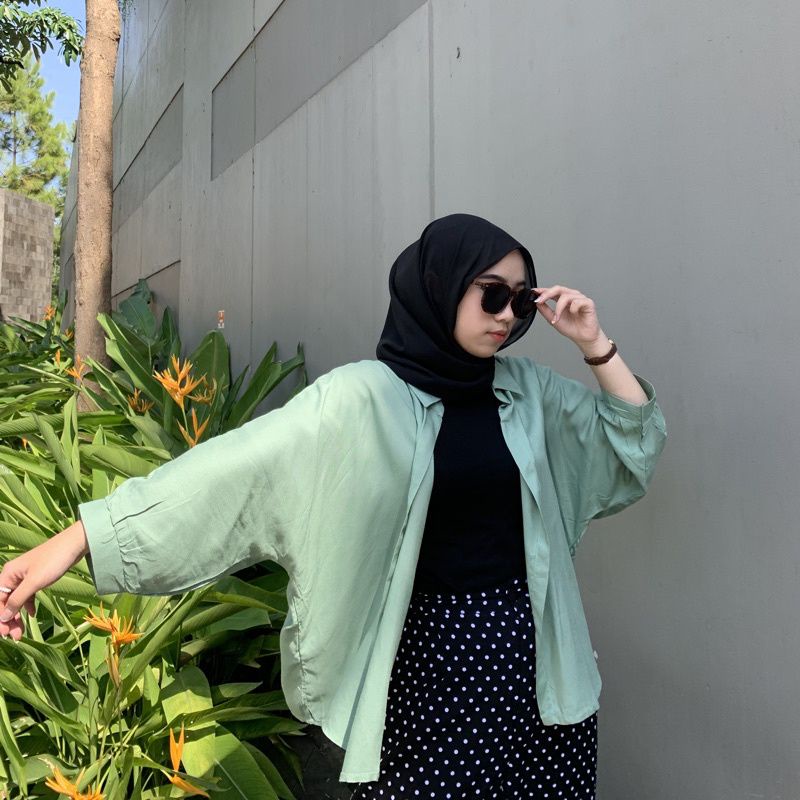 Jual Outer wanita /Outer batwing oversize / outer basic outfit /outfit ...