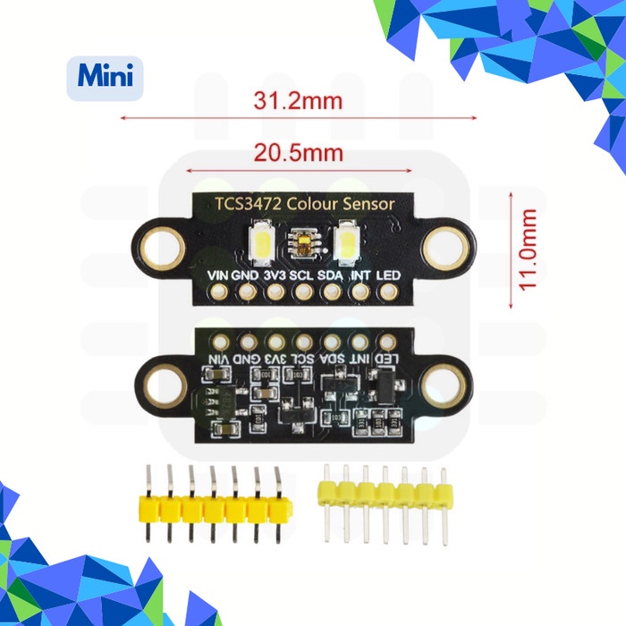 Jual Produk Terbaru Tcs34725 Sensor Warna Rgb + Filter Ir Tcs 34725 ...