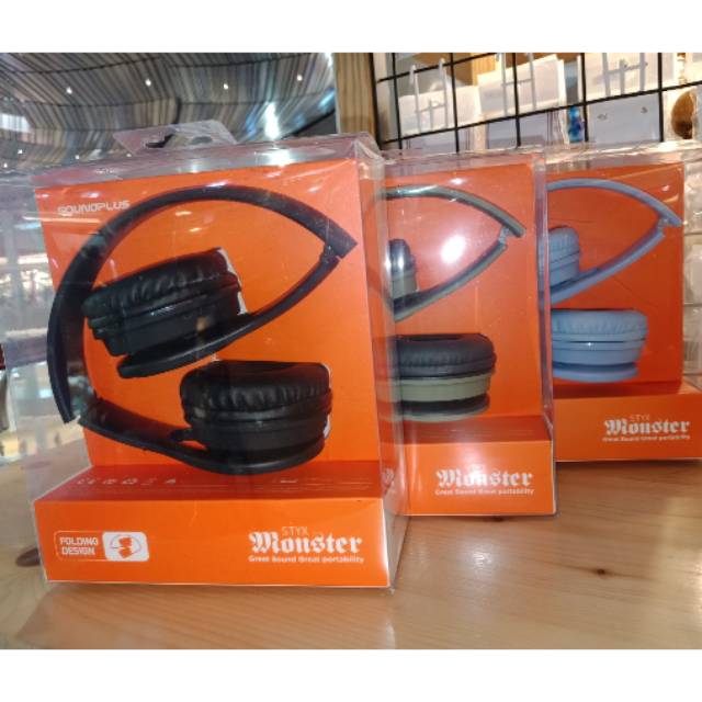 Jual Headphone soundplus STYX monster | Shopee Indonesia