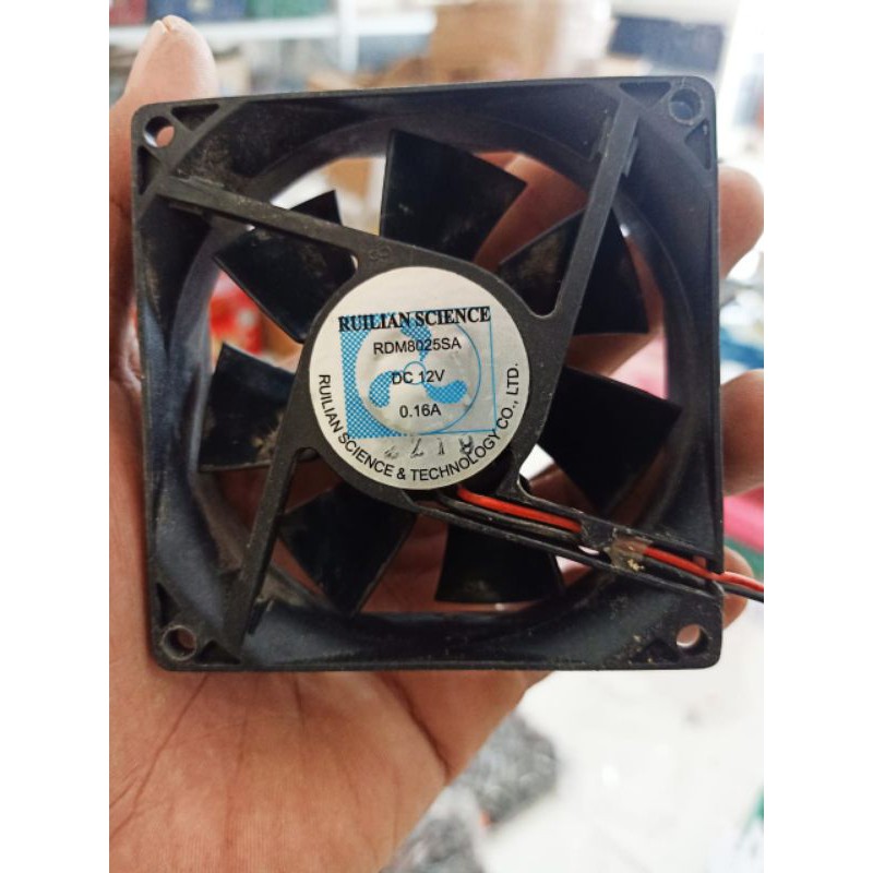 Jual KIPAS KOTAK BULAT DC 8cm 12v per 10pcs | Shopee Indonesia