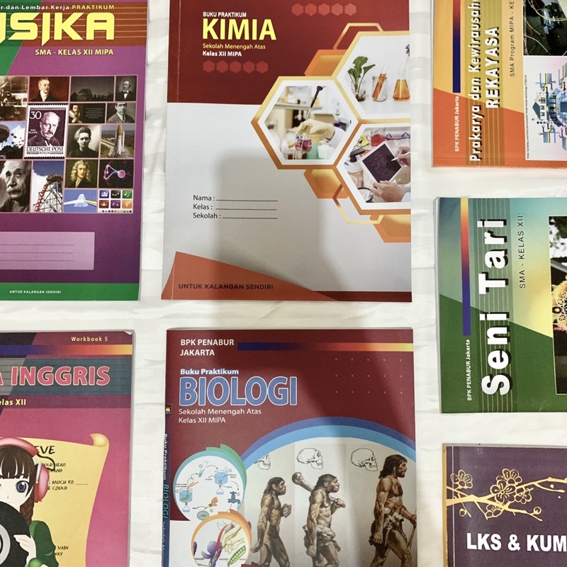 Jual BUKU BARU BPK PENABUR KELAS 12. PRAKTIKUM, LAB, MANDARIN, PKWU ...