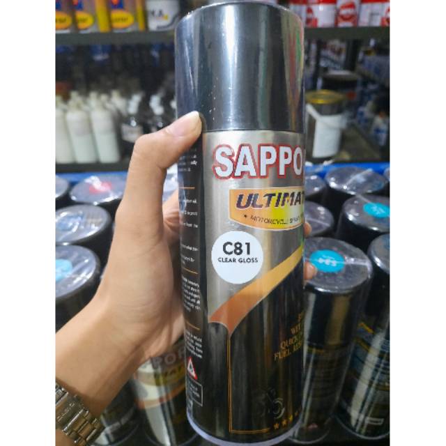 Jual C81 Ultimate Clear Gloss - Sapporo Spray Paint Semprot 400ml ...