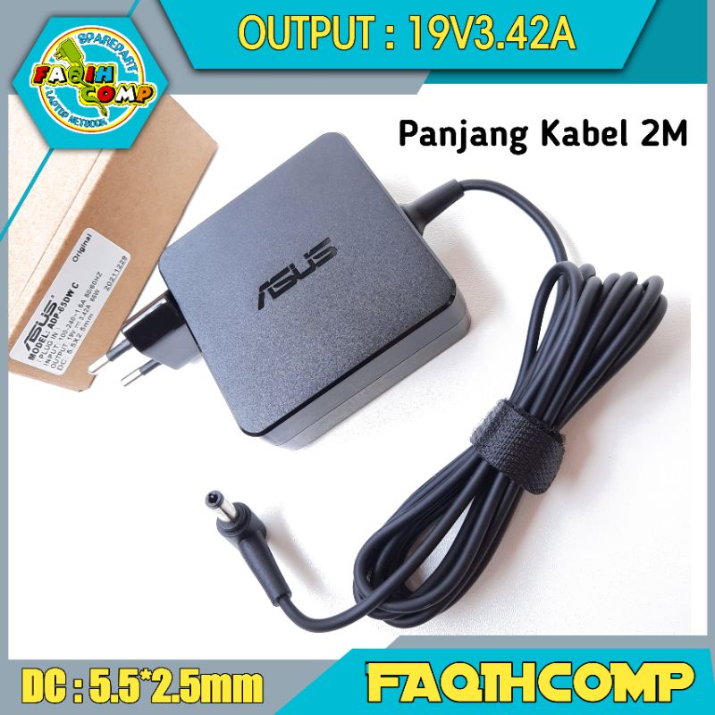 Jual Adaptor Charger Original Laptop Asus A455 A455L X450C X451C A450 A450CA A450L ADP-65DW C ...
