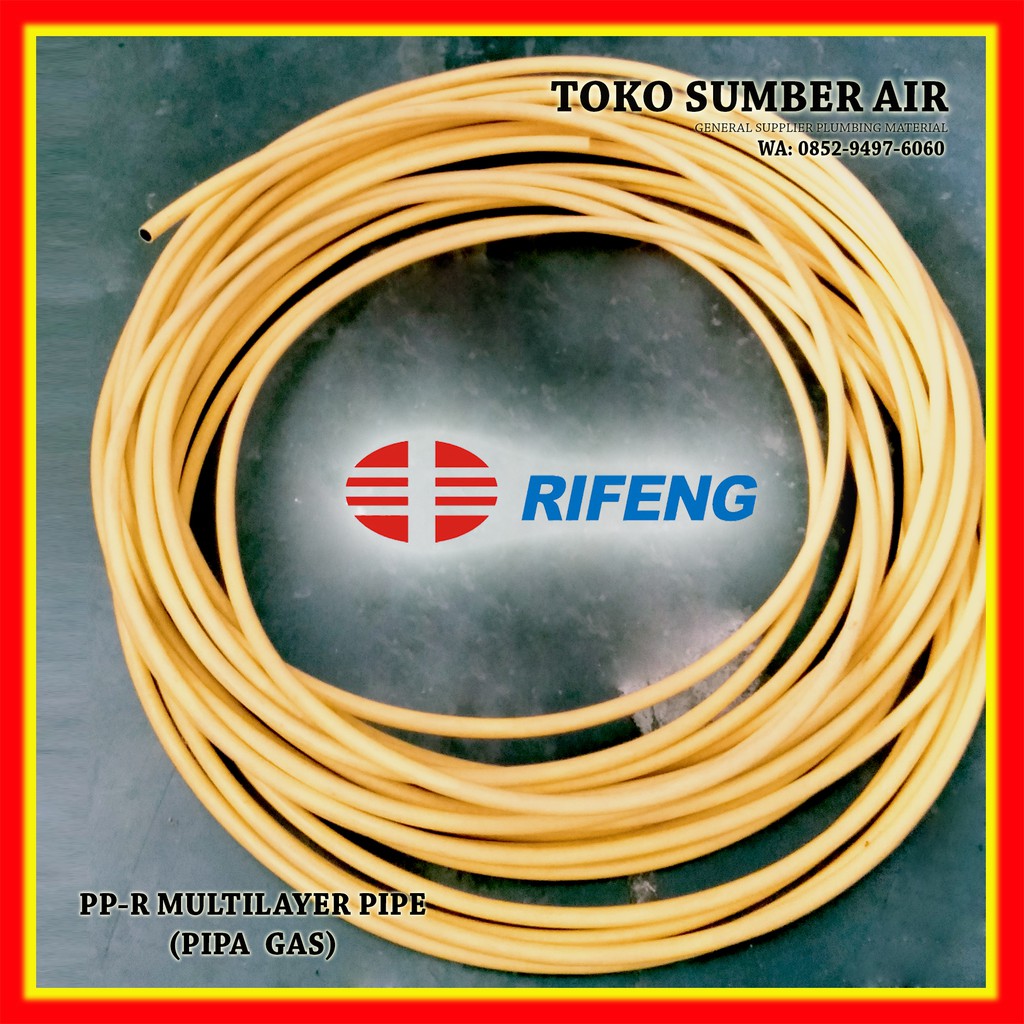 Jual PIPA GAS - PPR MULTILAYER MERK RIFENG PER METER | Shopee Indonesia