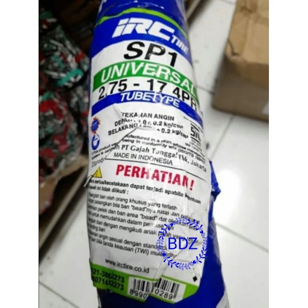 Jual Ban IRC 275-17 SP1 (TT) | Shopee Indonesia