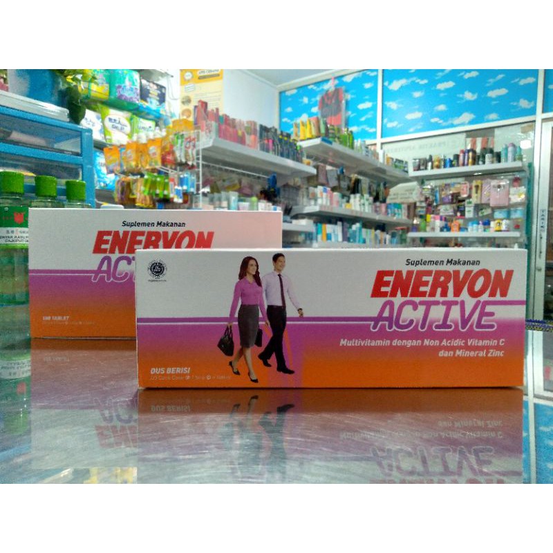 Jual ENERVON ACTIVE 1 BOX ISI 25 STRIP | Shopee Indonesia