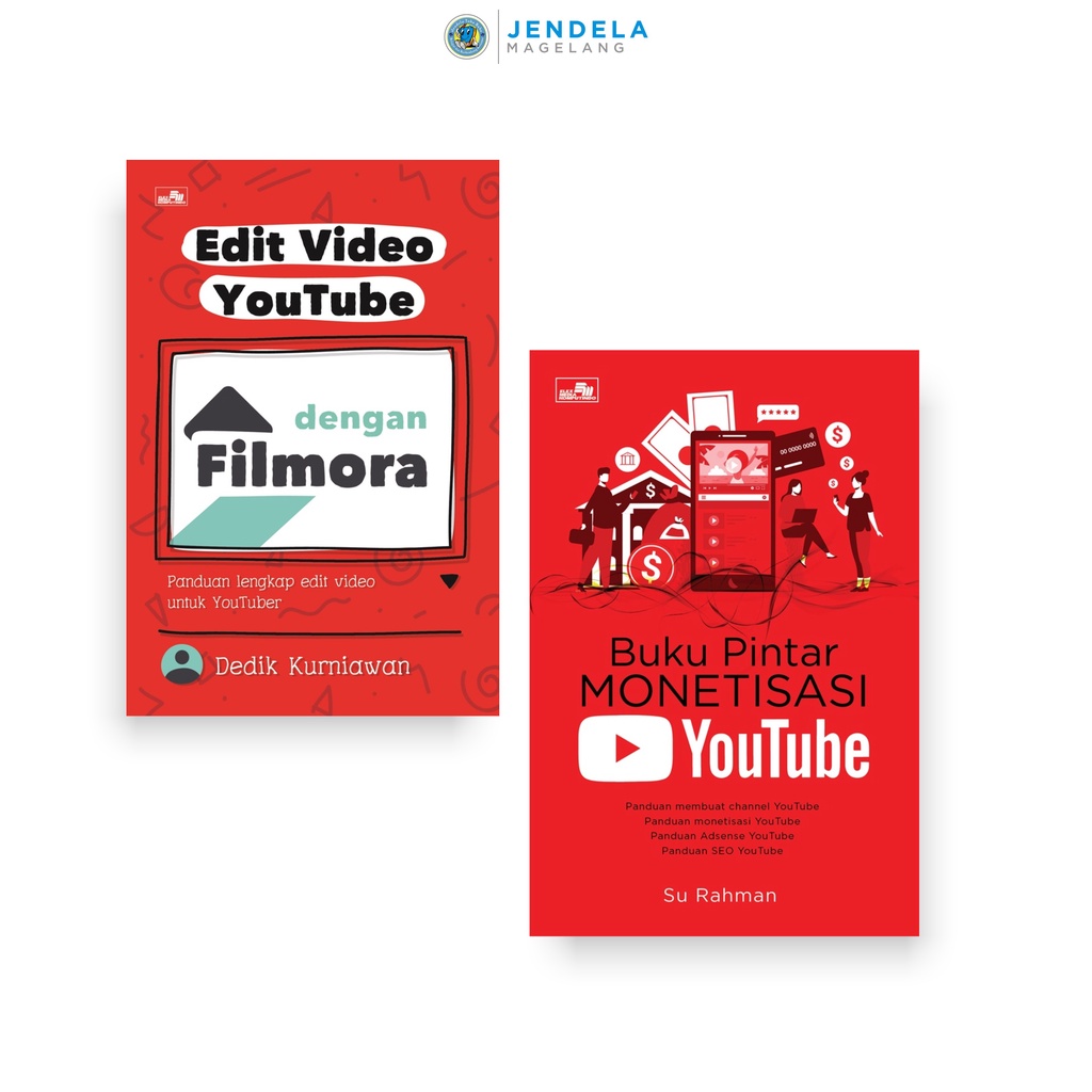 Jual Edit Video YouTube dengan buku & Buku Pintar Monetisasi YouTube ...