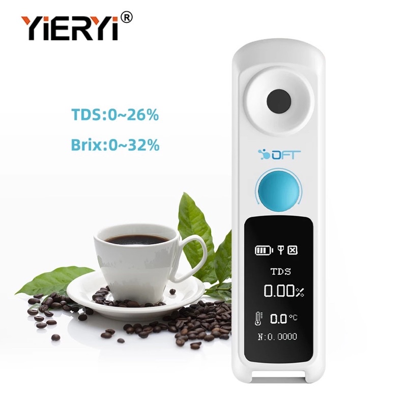 Jual Smart Coffee Refractometer Kopi Bluetooth Digital TDS Brix Meter ...