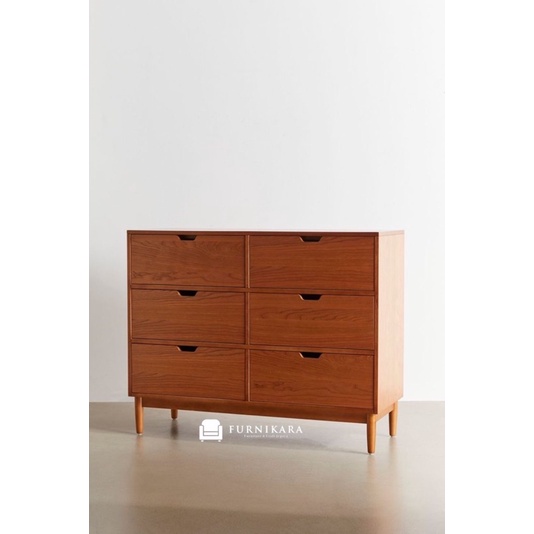 Jual Drawers Jati Minimalis 6 Laci / Lemari Laci Kayu Jati Minimalis ...