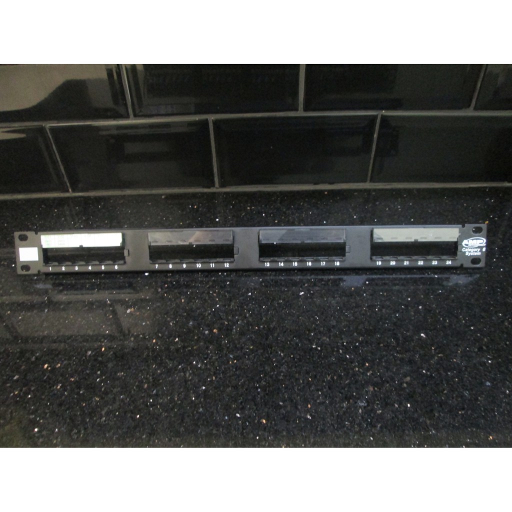 Jual Patch Panel Cat 6 AMP NetConnect Hanya Housing Atau Casing Saja ...