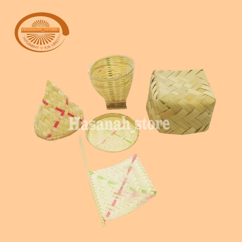 Jual Hasanah - Mainan Bakul Anyaman Bambu Mainan Mini Masak - Masakan ...
