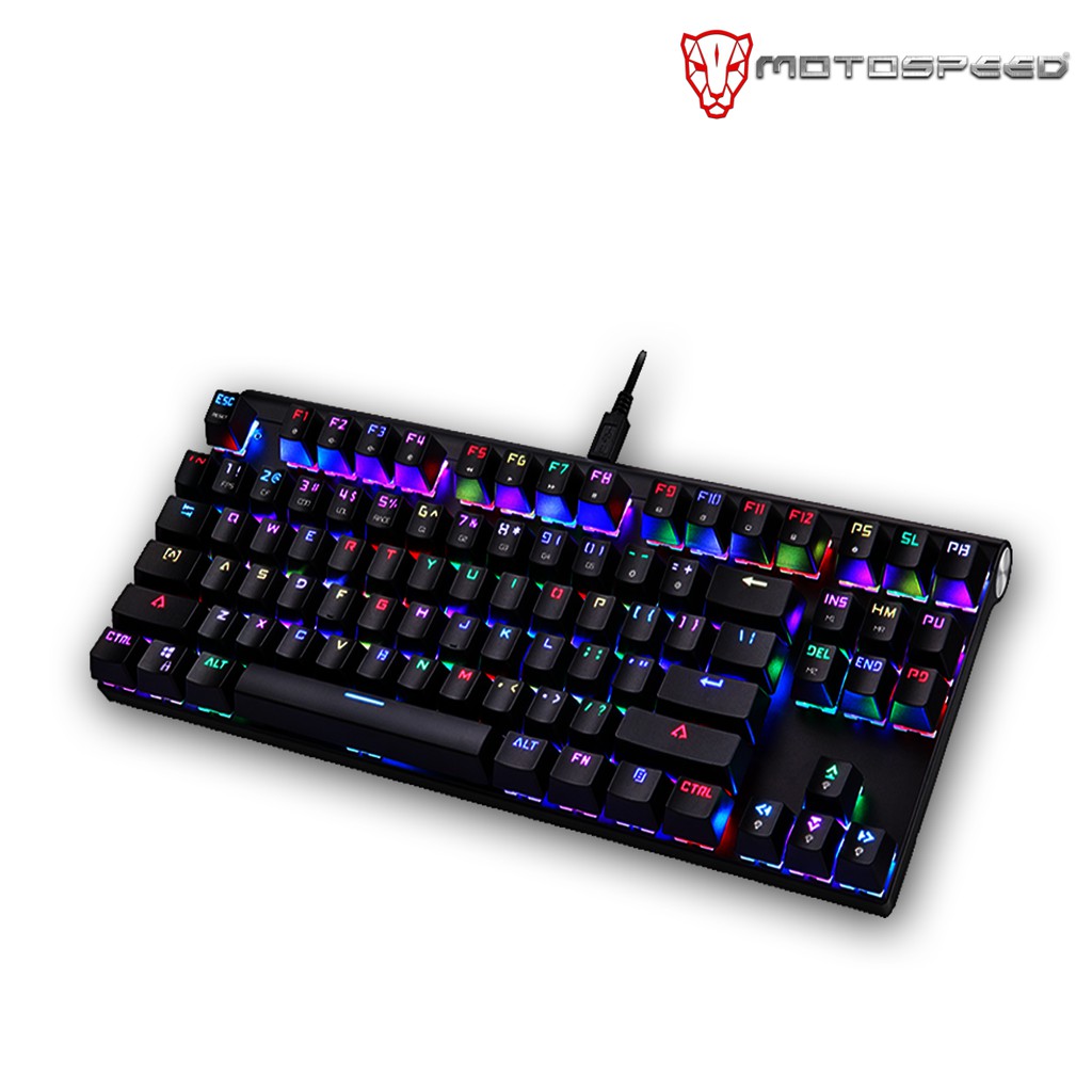 Jual Keyboard Mechanical Gaming Motospeed CK101 RGB COLOR LED | Shopee ...
