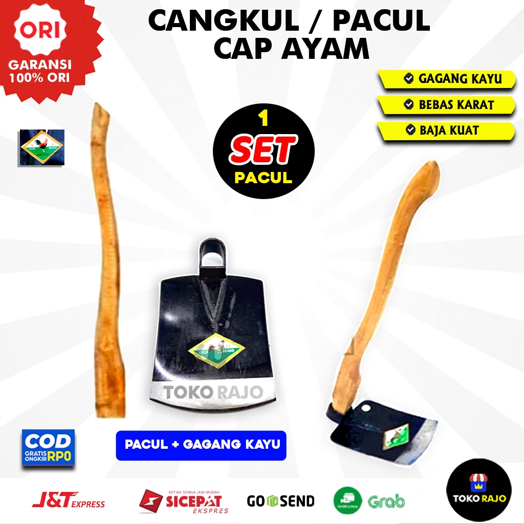 Jual Cangkul Baja Asli Cangkul Rumput Cangkul Pacul Cangkul Baja ...